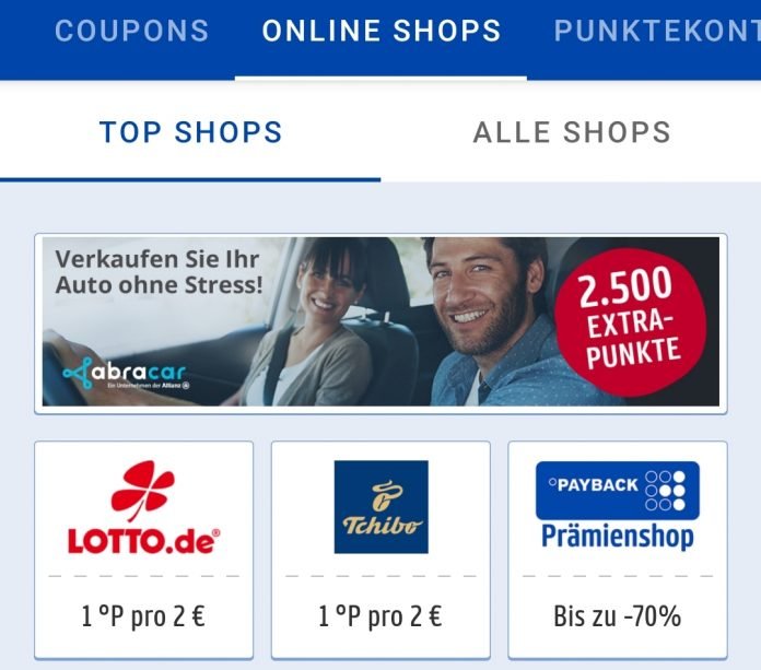Payback Partner - Punkte sammeln online, offline und in der App