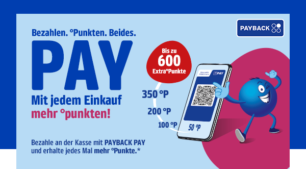 Payback Pay : Mobil bezahlen und Extra-Punkte sammeln